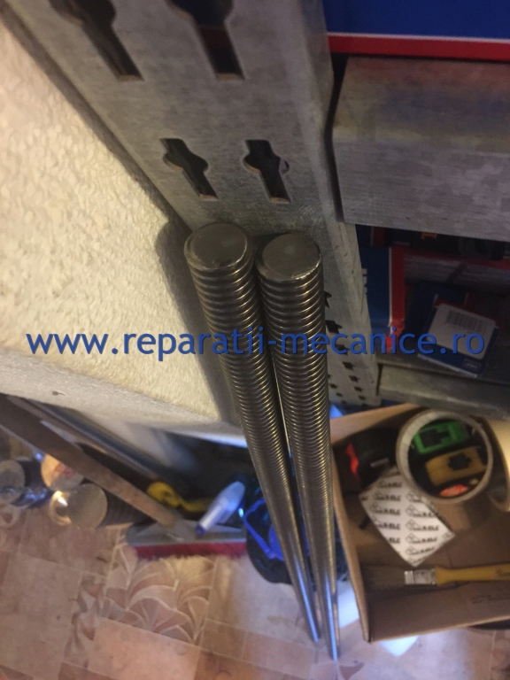 Surub cu filet trapezoidal KUE 20AR 20x4 L=1000mm | Reparatii mecanice